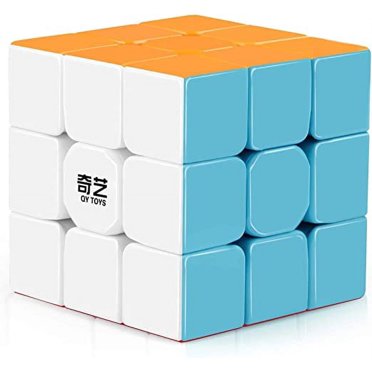 QIYI Axis Fluctuation Angle Twisty 3x3 Black Magic Cube QY Speed Cube ...