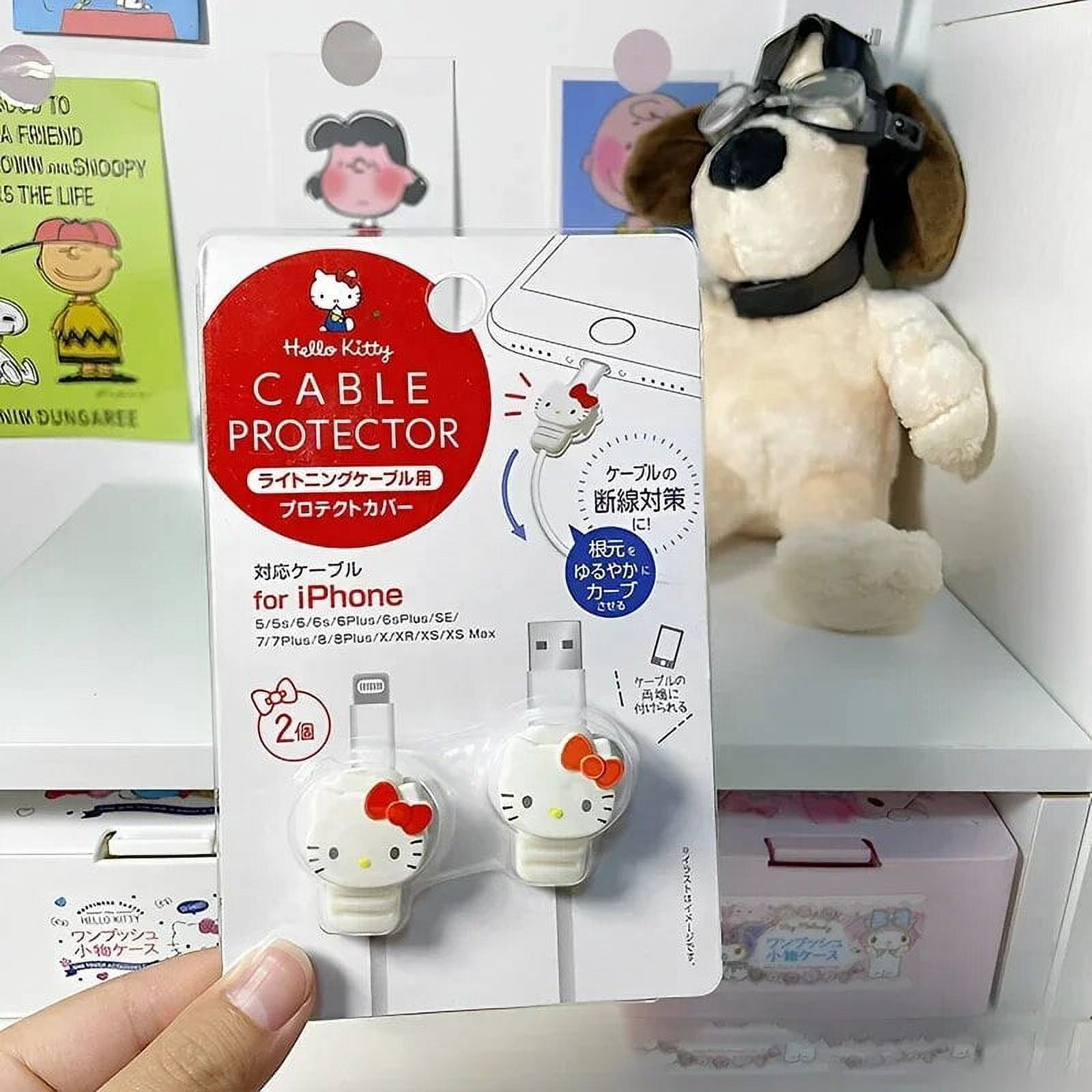 Protector de Cable Sanrio Kuromi de dibujos animados, mi melodía ...