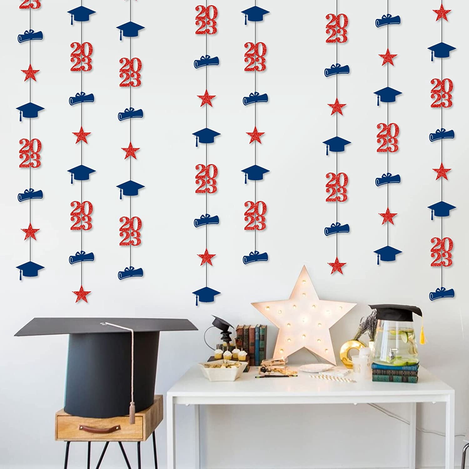 2023 Graduation Circle Dots, Graduation Garland Hanging Circle Dots ...