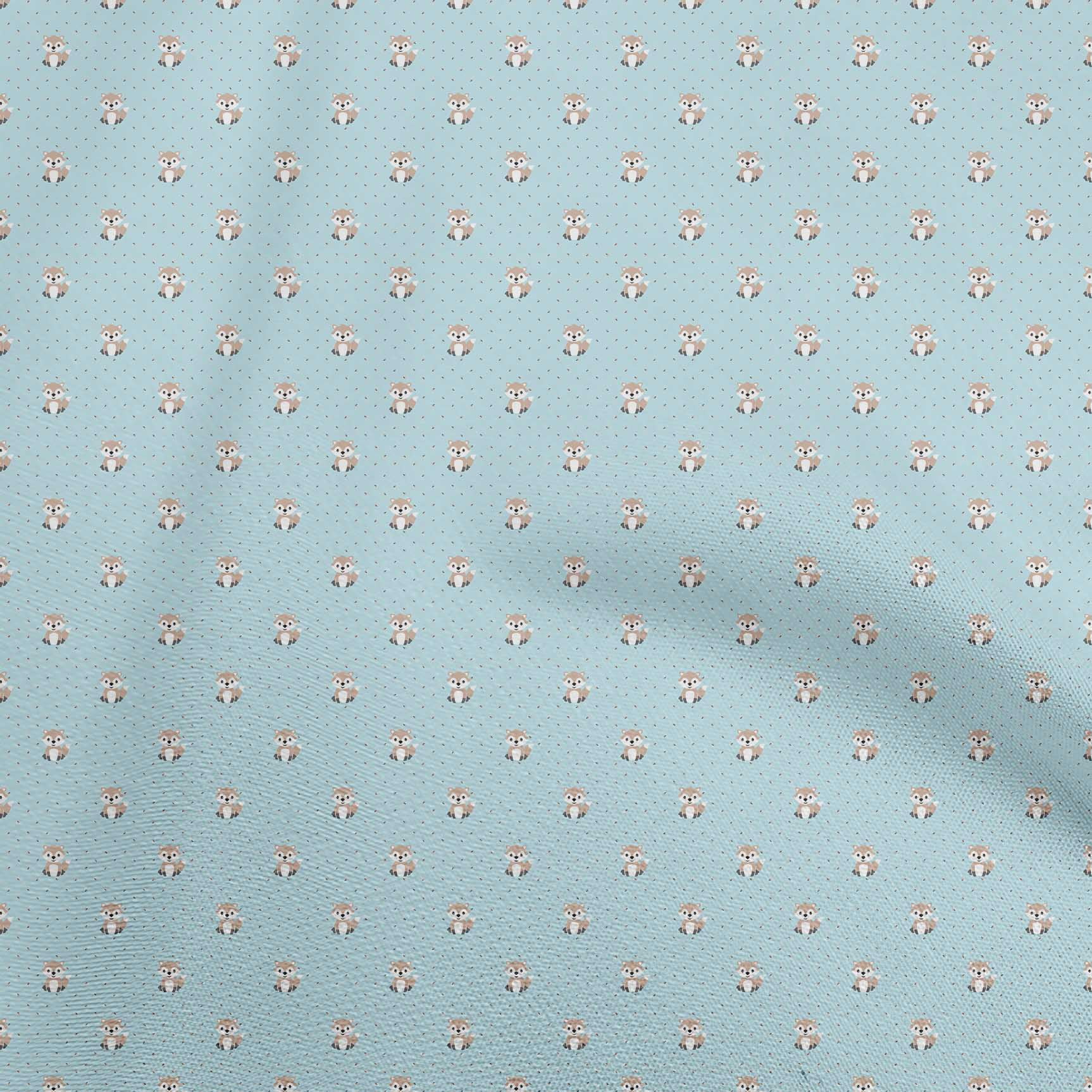 oneOone Cotton Silk Light Blue Fabric Asian Theme Japanese Sewing ...