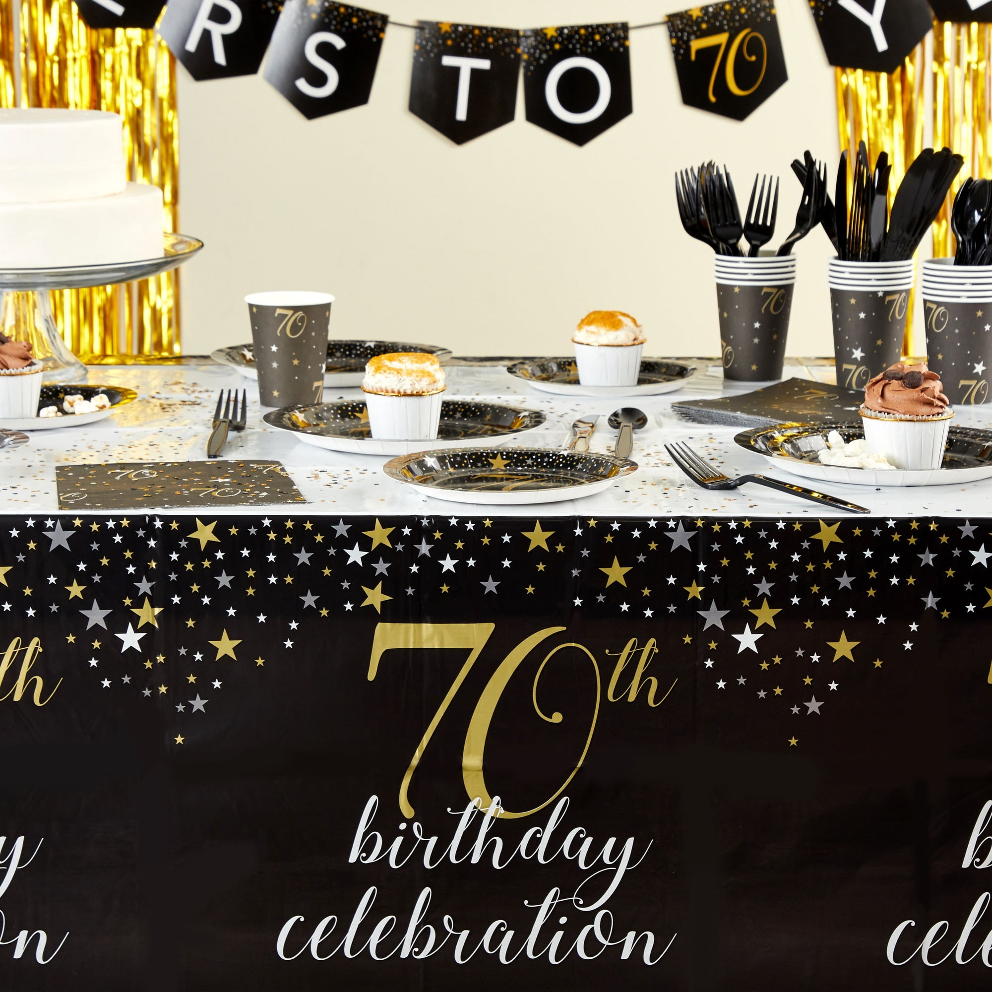 70th Birthday Party Menu