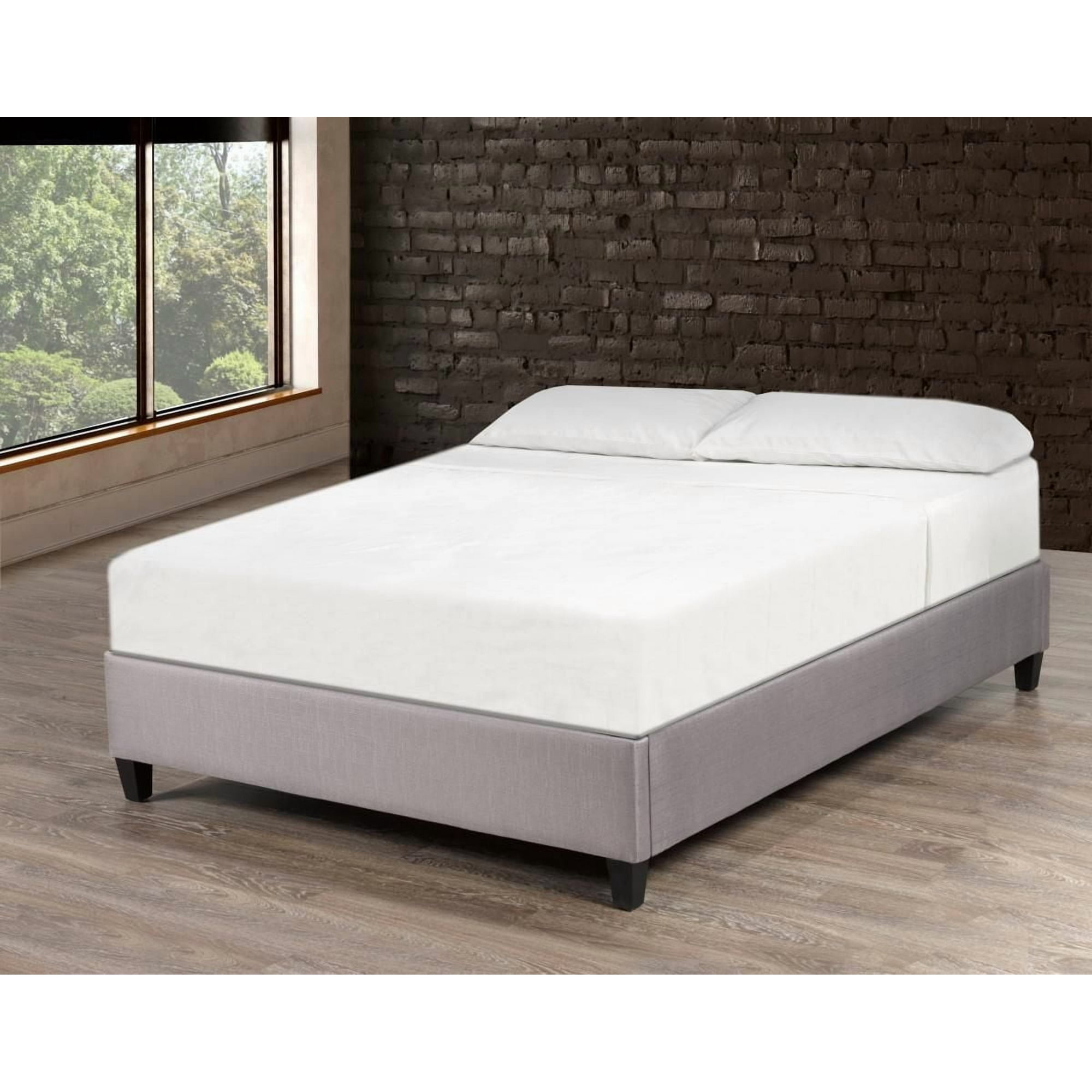 Click here for Brassex Wren King Platform Bed Base  Grey prices