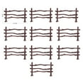 10x Farm Barn Paddock Miniature Dollhouse Fairy Garden Fence for Role ...