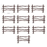 10x Farm Barn Paddock Miniature Dollhouse Fairy Garden Fence for Role ...