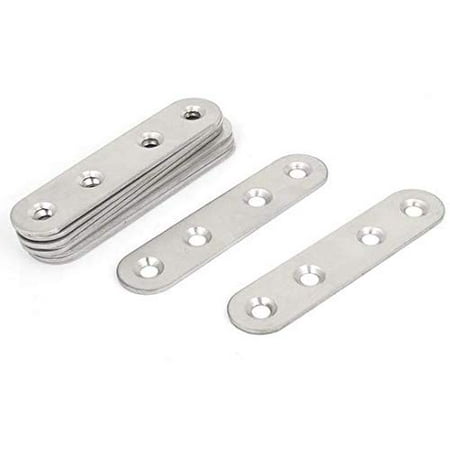 10 Pieces Flat Straight Brace Metal Joining Plates Connector,Flat ...