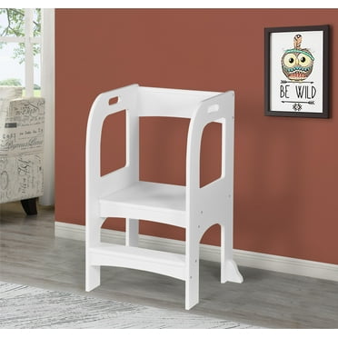 Infans Kids Kitchen Step Stool with Double Safety Rails Toddler ...