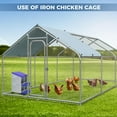 Heavy Duty 4-Hole Double-Layer Chicken Nesting Box, Removable Tray ...