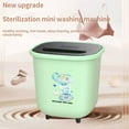Hmsavn Kitchen Gadgets Mini Portable Washing Machine, Bucket Washer for ...