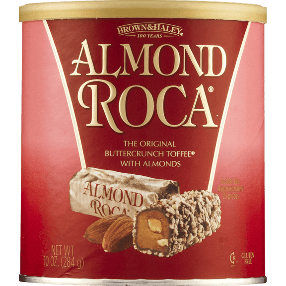 Brown & Haley Mocha Roca Buttercrunch Toffee Canister, 10 Oz - Walmart.com