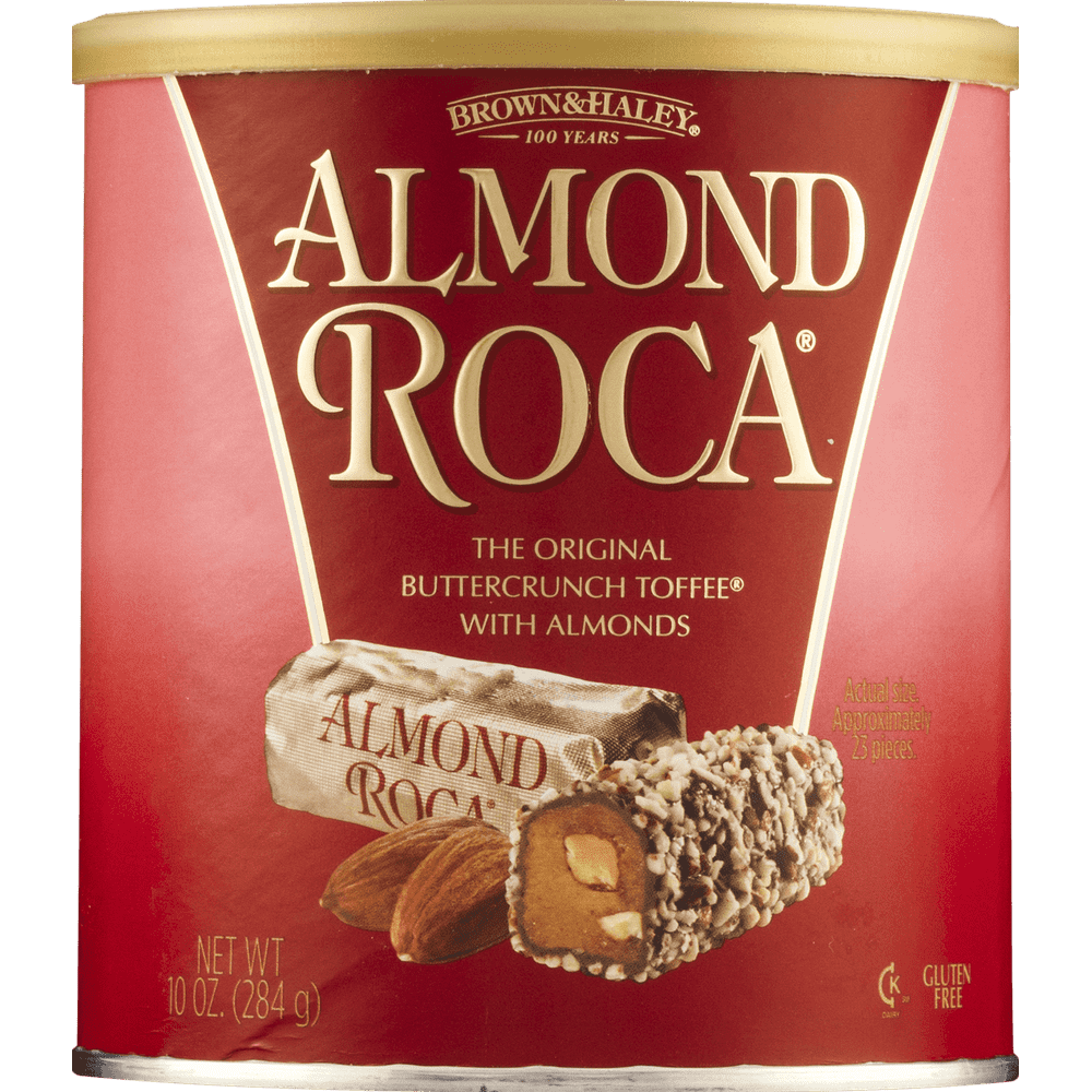 Brown & Haley Roca Buttercrunch Toffee with Chocolate & Almonds, 10 Oz ...
