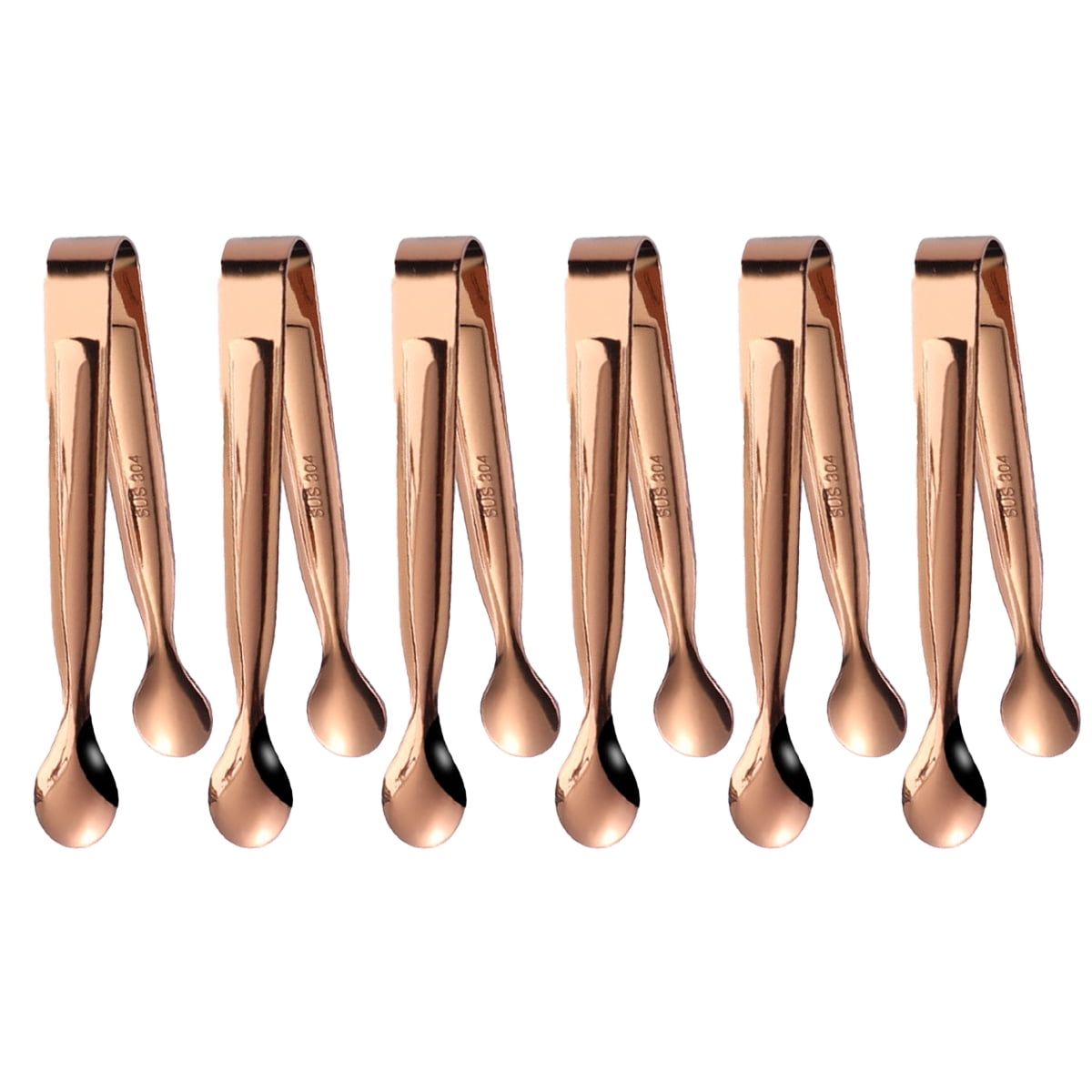 6pcs Mini Tongs for Appetizers, Serving Utensils Small Tongs for ...