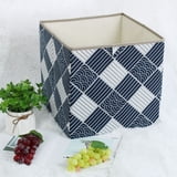 Storage Bin Box Navy Blue Cube - Closet Organizer - Walmart.com