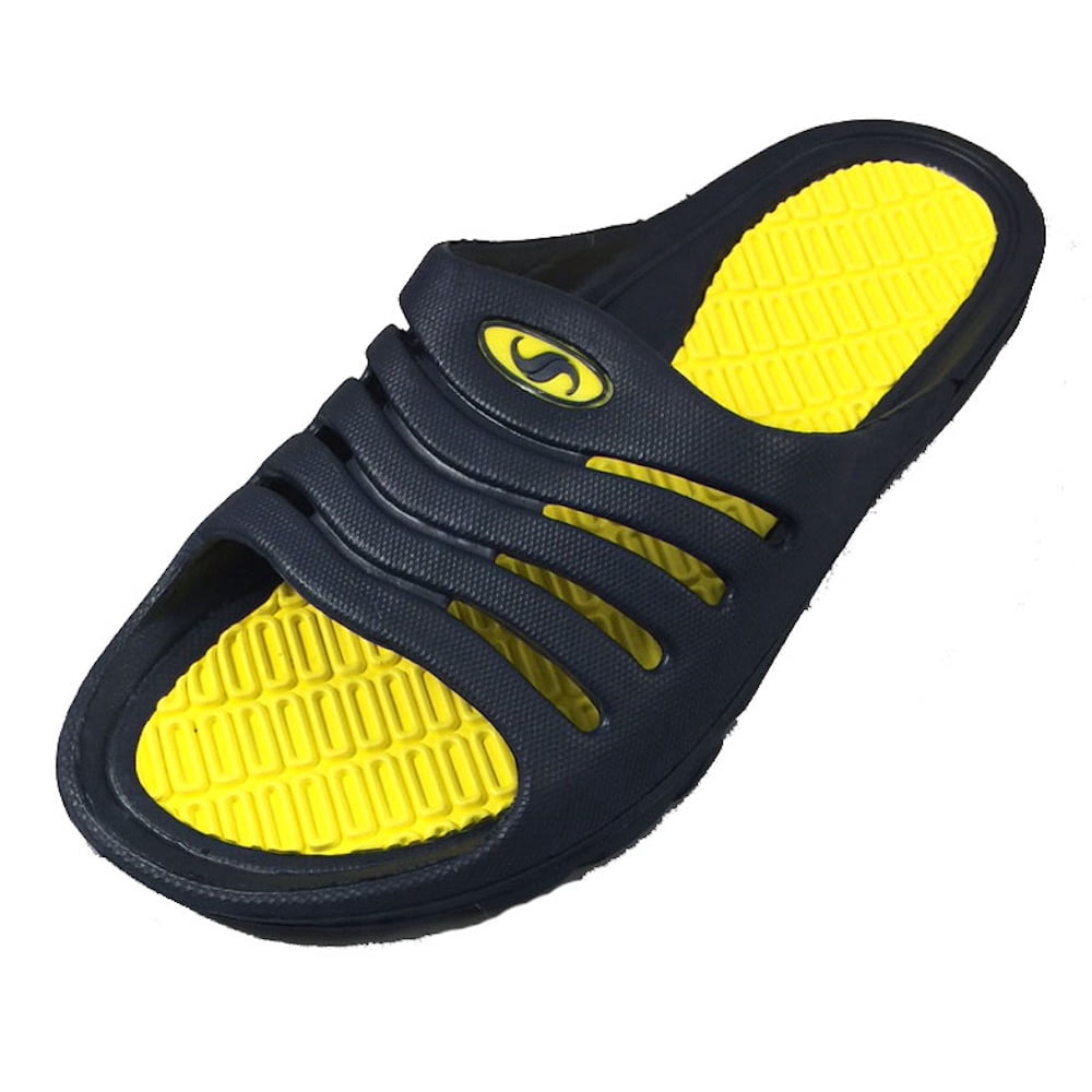 Shoe Shack - Shoe Shack Shower and Pool Sandal - Slide On - Walmart.com ...