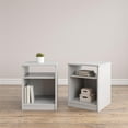 Mainstays Classic Open Shelf Nightstand, Dove Gray - Walmart.com