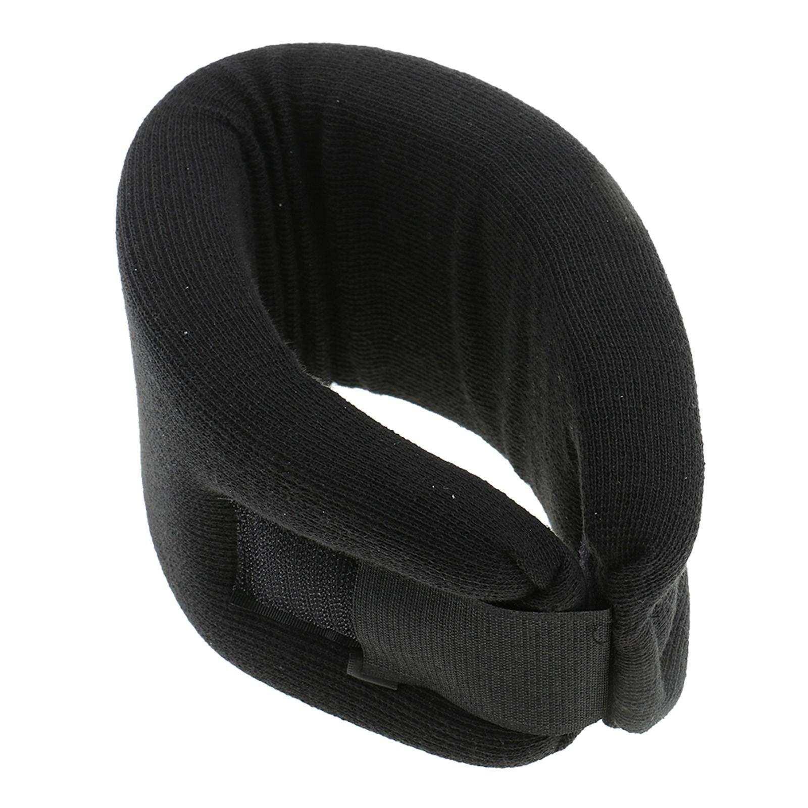 Collarín cervical universal ajustable de espuma suave, color negro, con ...
