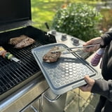 Outset Large Prep Trays Set of 2, Orange and Black, 17.2” x 10.5 ...
