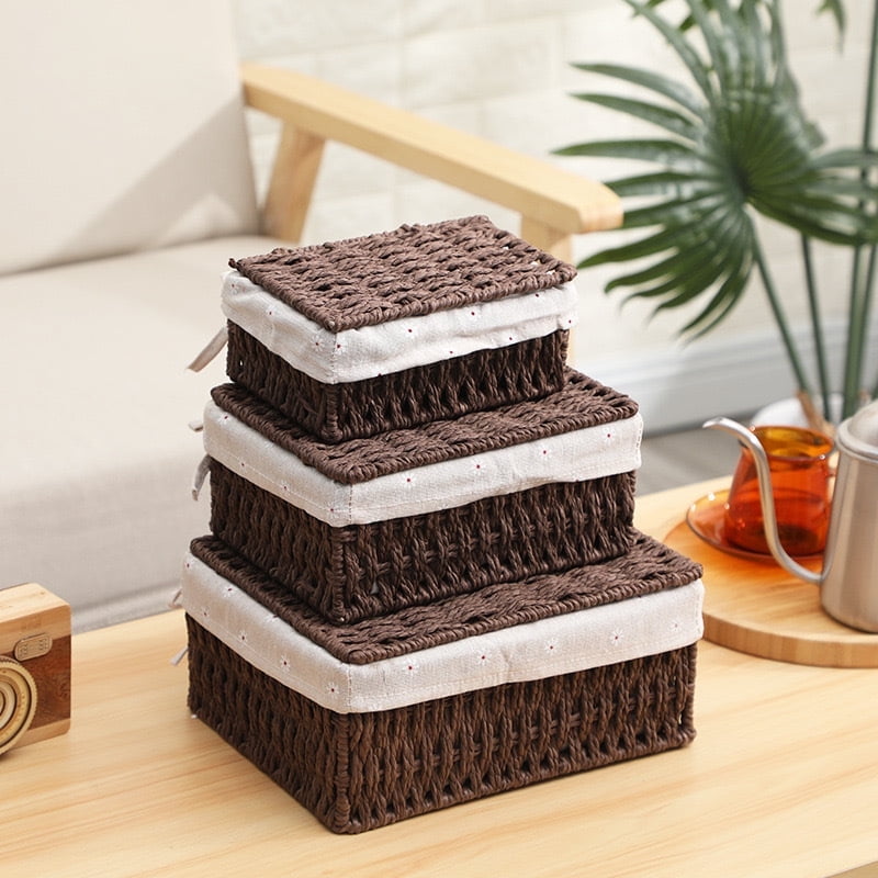 Click here for Xgvgi Mehoom Wicker Basket Set Of 3 - Woven Storag... prices