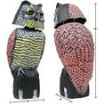 Owl Decoy to Scare Birds Away Scarecrow Fake Owl with Rotating Head 16 ...