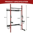 TARESNESS Folding Wall Mounted Weight Rack - Walmart.com