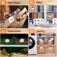 12-Pack White PVC Clip-On Labels with Black Chalk Marker - Removable ...