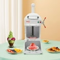 350W Electric Ice Shaver Crusher Snow Cone Maker Ice Cream Shaving ...