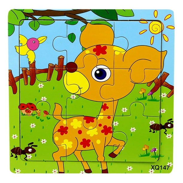 5-piece children's intellectual development building blocks, insects ...