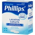 Phillips' Laxative Dietary Supplement Caplets, 24 Count HSA/FSA ...