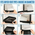 Xiao Hua 6-pack dryer exhaust pipe fluff collection bag, dryer exhaust ...