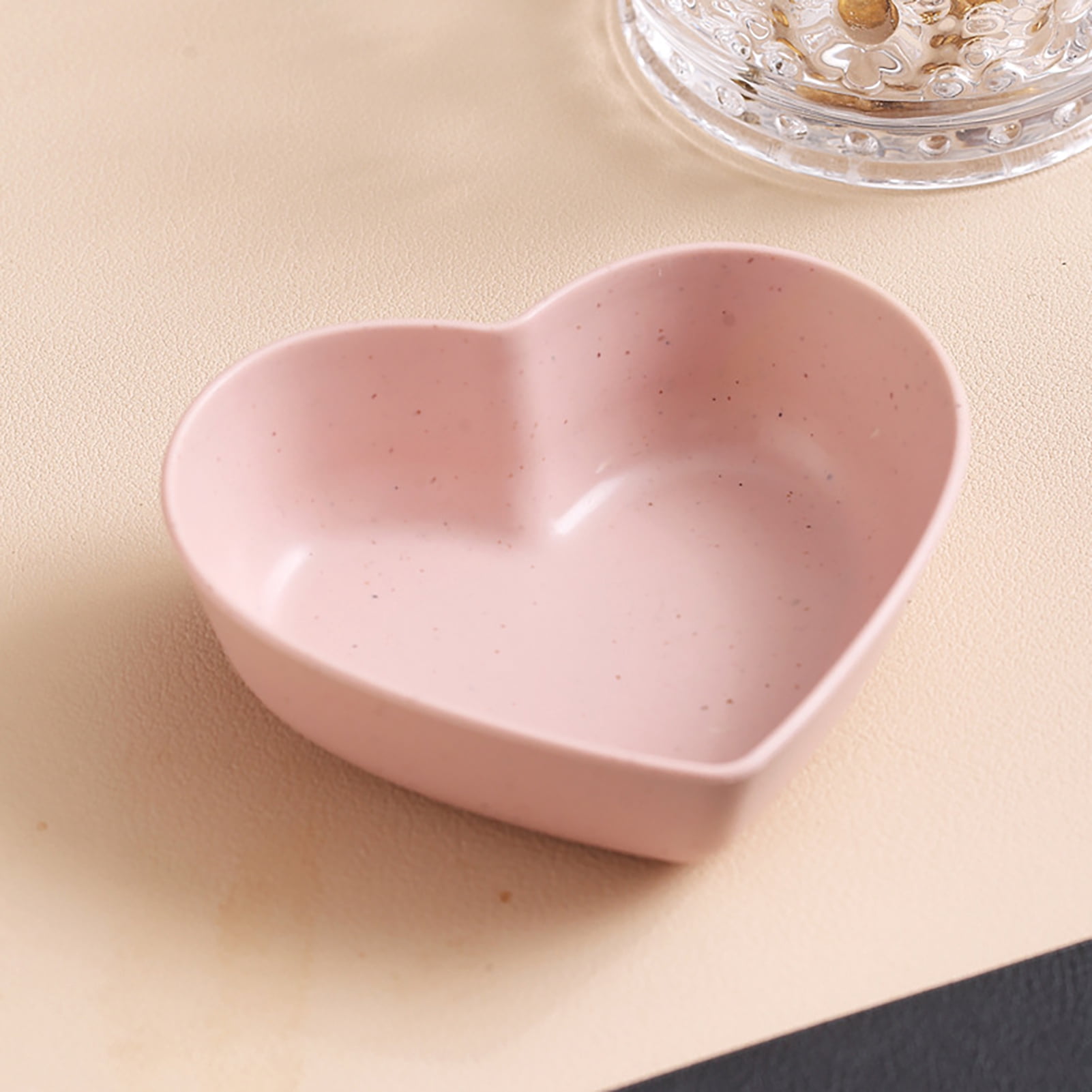 Dessert Dish Heart-shaped Stackable Washable Seasoning Plate - Walmart.com
