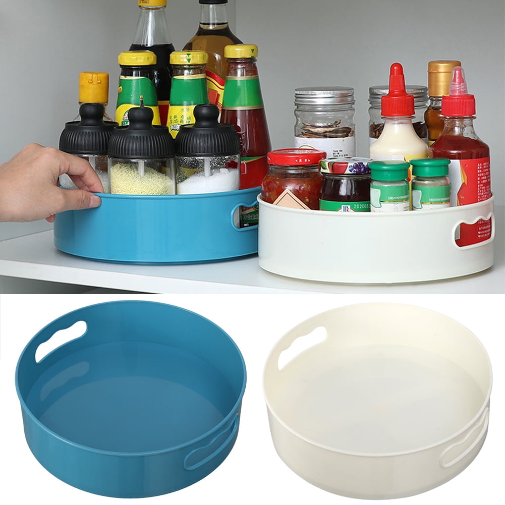 Turntable Cabinet Organizer, 360 Degree Rotating Spice Rack, Multi ...