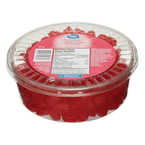 Great Value Red Berries Candies - Walmart.ca