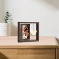 Nerooy Vintage Home Decor Rotating Photo Frame Rustic Wood Picture ...