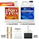 Upstart Epoxy Resin - 2 Gallon Bundle - Crystal Clear Tabletop Super ...