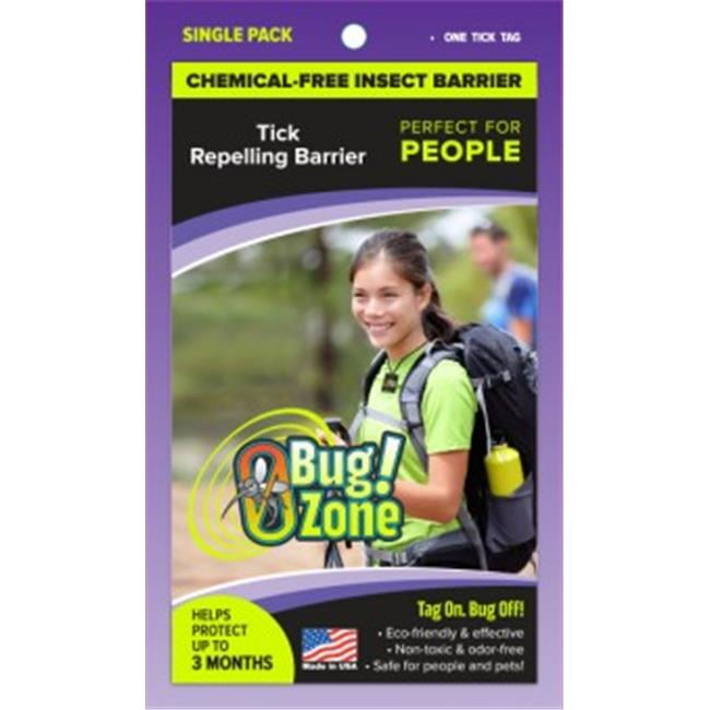 0Bug Zone Tick Barrier Tag for People - Walmart.com