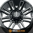 20" Black With Natural Accents Apocalypse 236 Wheel by Ultra Wheel 236 ...