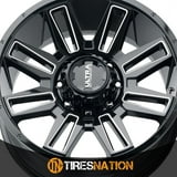 20" Black With Natural Accents Apocalypse 236 Wheel by Ultra Wheel 236 ...