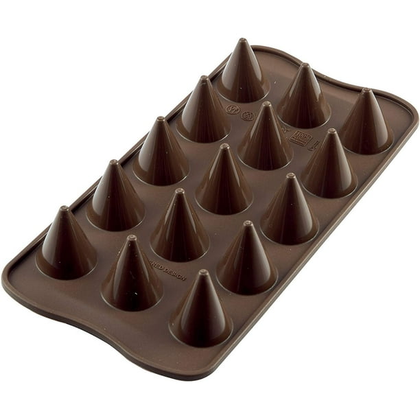 Silikomart Silicone Easy Chocolate Mold, Cones - Walmart.com - Walmart.com