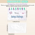 1 Book PET Challenge Savings Binder 52 Weeks Budget Planner Book with ...