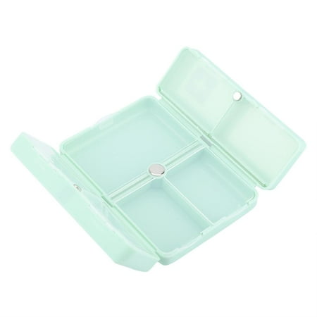 Herwey Magnetic Pill Case,Portable Medicine Case Foldable Magnetic Pill ...