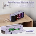Radio Alarm Clock, AM/FM Radio with Auto-on Timer, Dual Alarm, Snooze ...