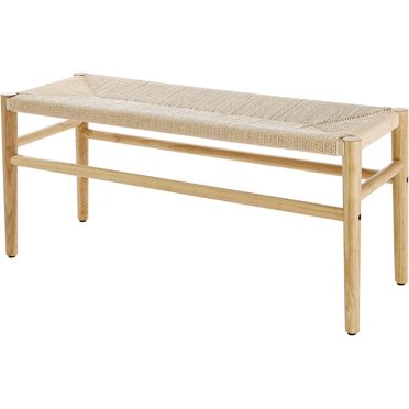 bali & pari Himari Rattan BOHO Bench, Natural Brown - Walmart.com