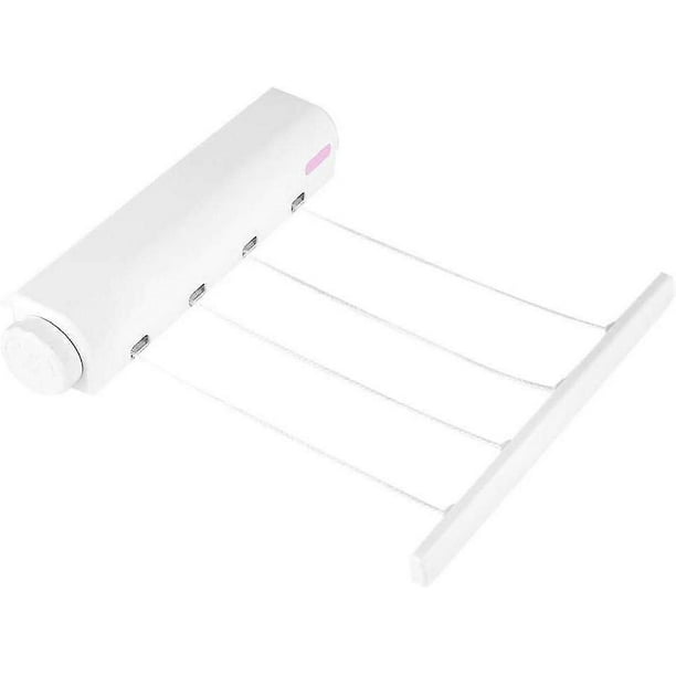 Retractable Clothesline, 3.2m 4 Washing Line Retractable Garden Drying ...