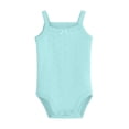BRGZLK Baby Girls Sleeveless Onsies 2026 Solid Color Cute Lightweight ...