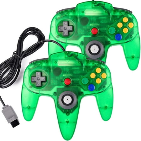 2 Pack N64 Controller, ATTOE Classic Wired N64 64-bit Gamepad Joystick ...