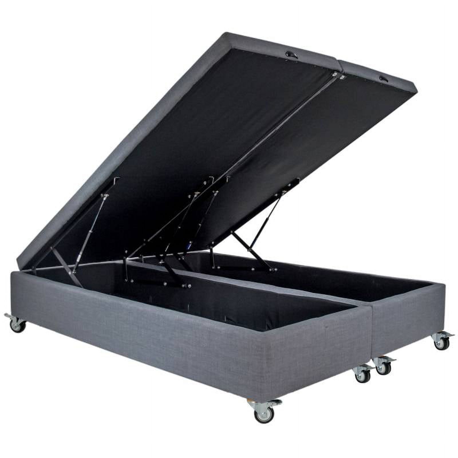 Base De Cama Baúl King Para Colchón Emma 200 Cm Con Rueda De | Knasta Chile