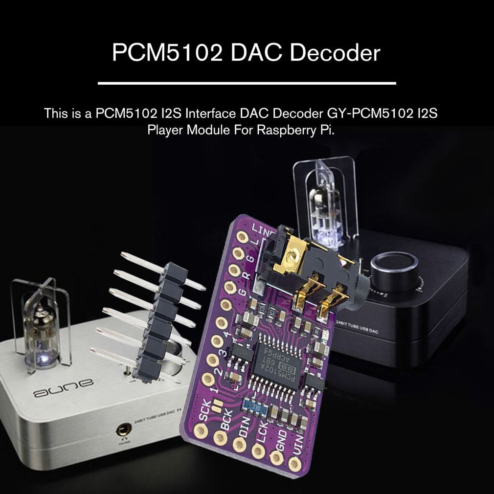 Pcm5102 I2s Iis Interface Lossless Digital Audio Dac Decoder Gy Pcm5102 I2s Player Module For