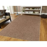 Home Queen Solid Color Area Rugs Brown - 3' x 5' - Walmart.com