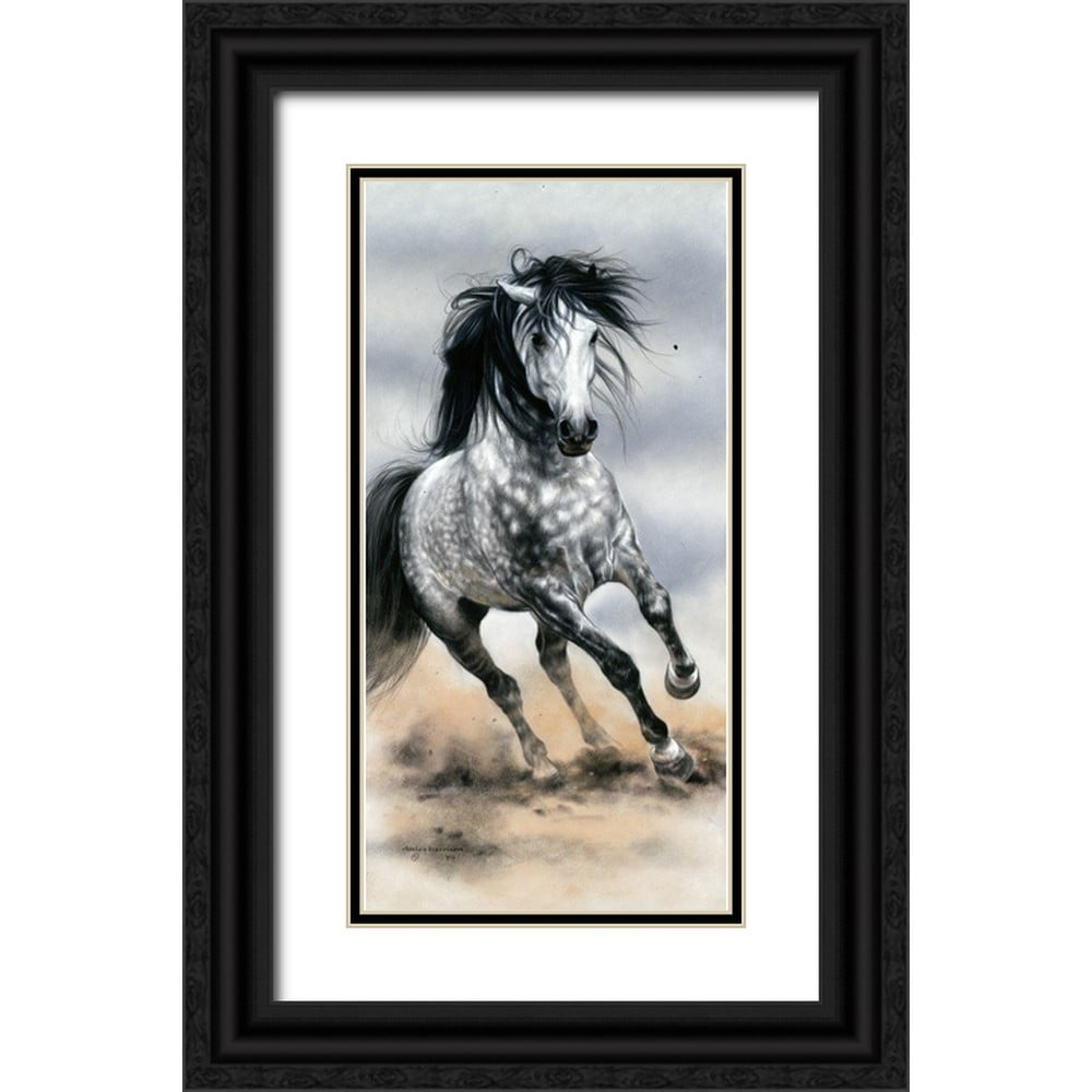 Harrison, Lesley 9x14 Black Ornate Wood Framed with Double Matting ...