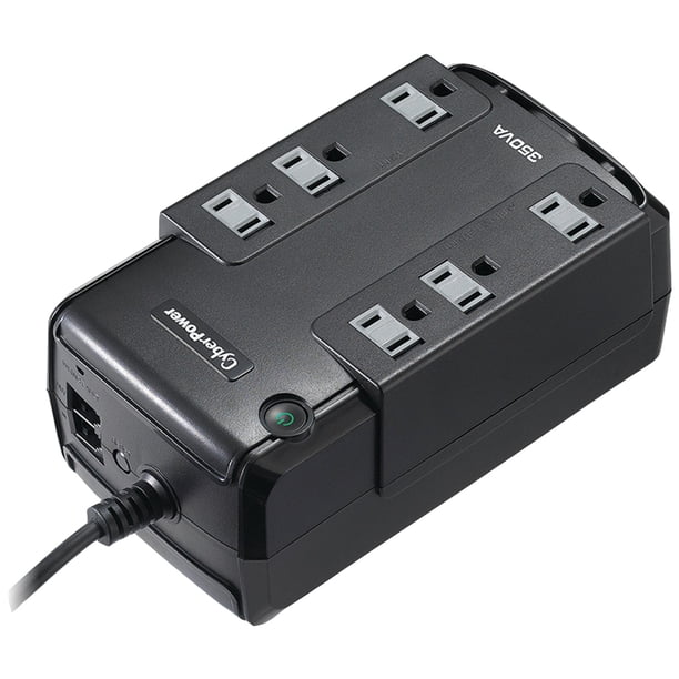 CyberPower CP350SLG 6-Outlet Standby UPS System - Walmart.com