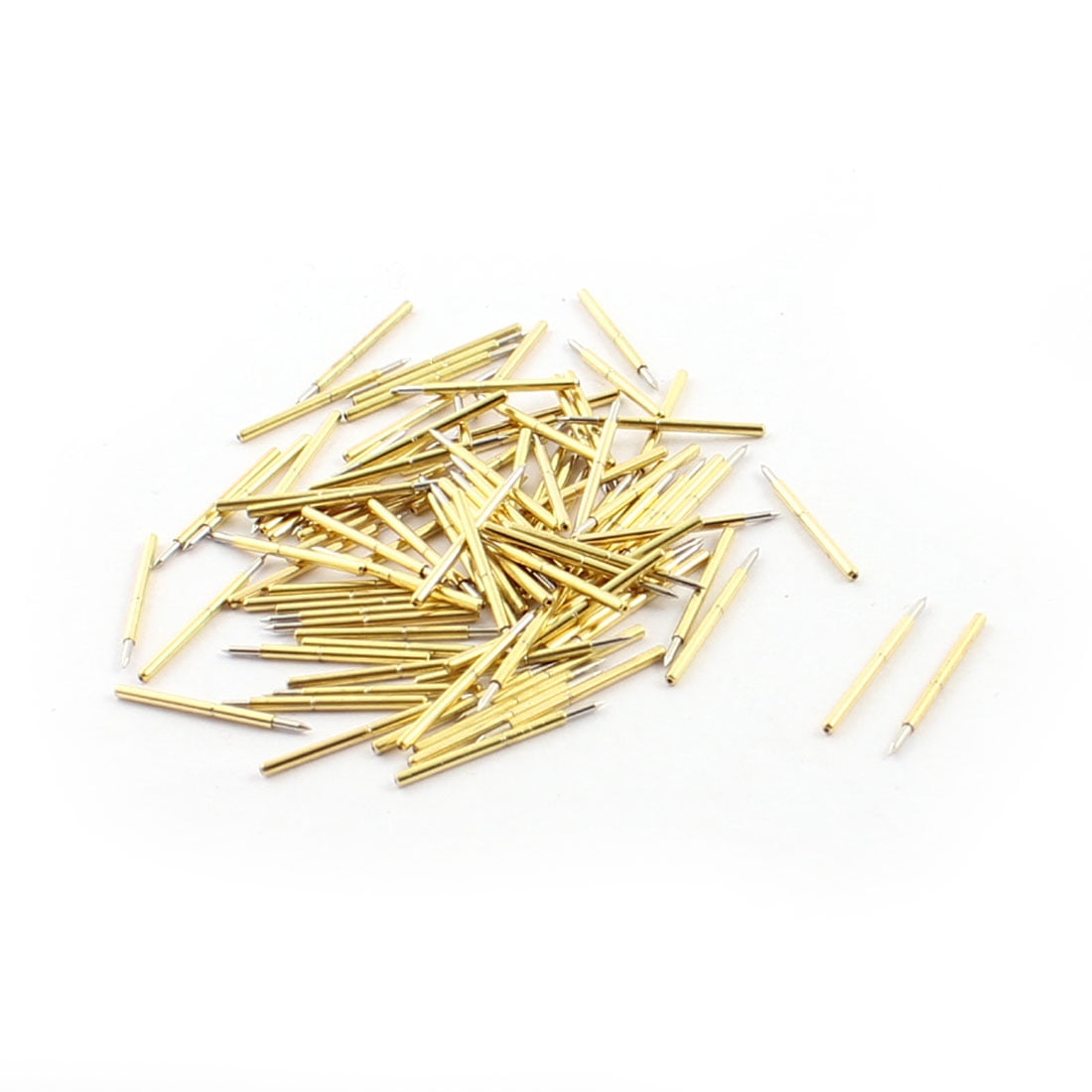 100 Pcs PL75-B1 0.7mm Tip 16mm Length Spring Test Probes Pin for PCB ...